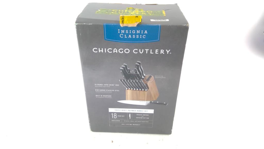 Chicago Cutlery Insignia Classic Knife Block Set | Property Room