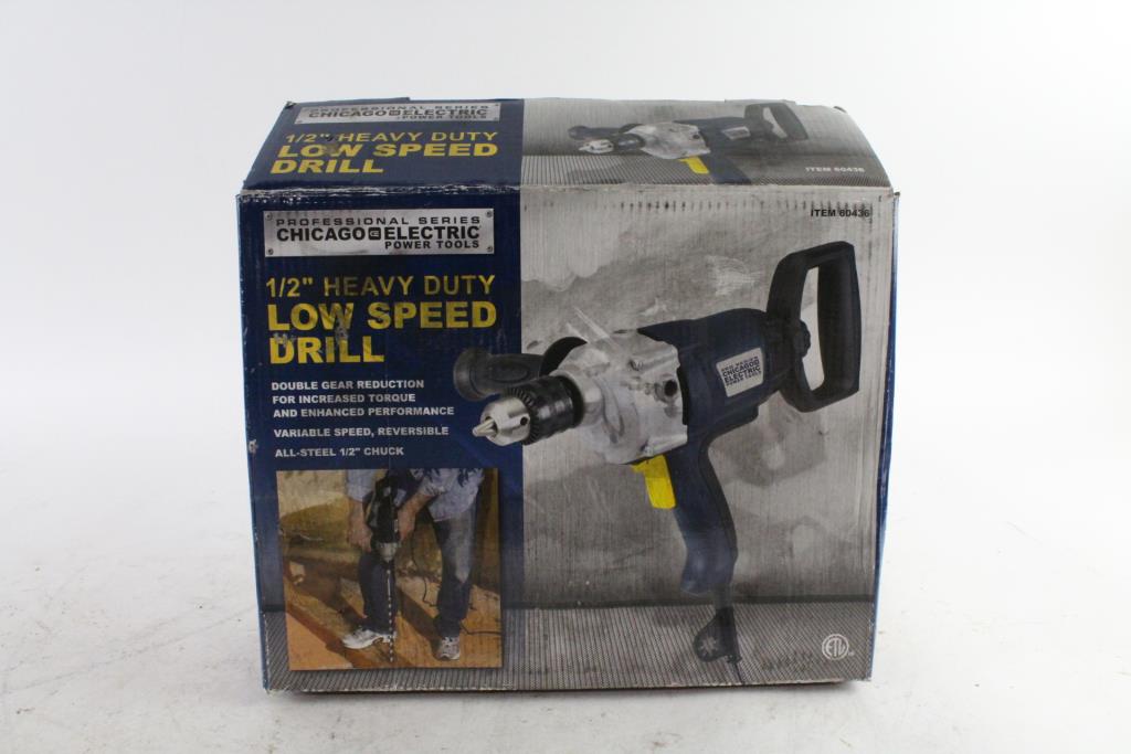 Chicago Electric Low Speed Drill | Property Room