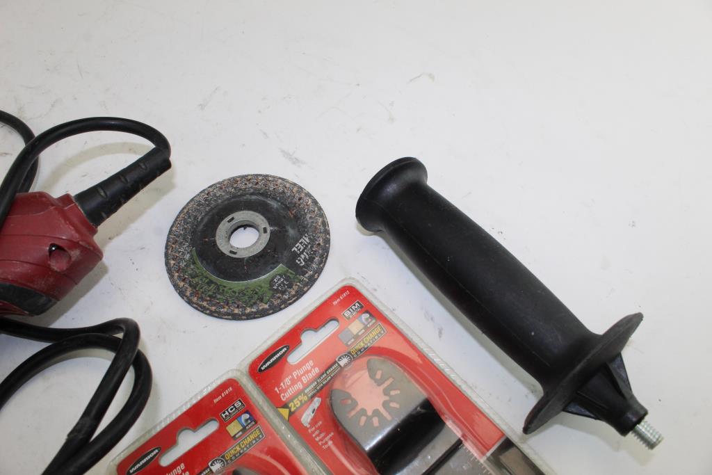 Chicago Electric Oscillating Multi-function Tool In Husky Tool Bag ...