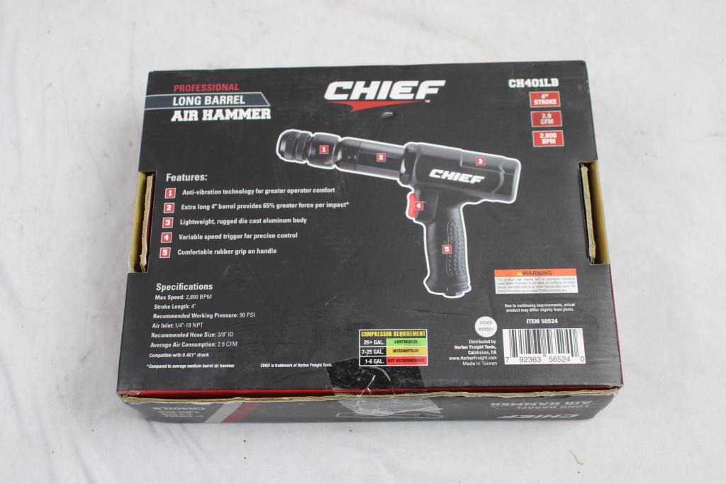 Chief, Long Barrel, Air Hammer | Property Room