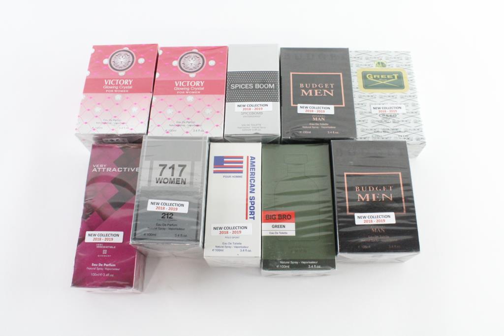 Chris Designer And Unknown Mens And Womens Fragrances, 10 Pieces ...