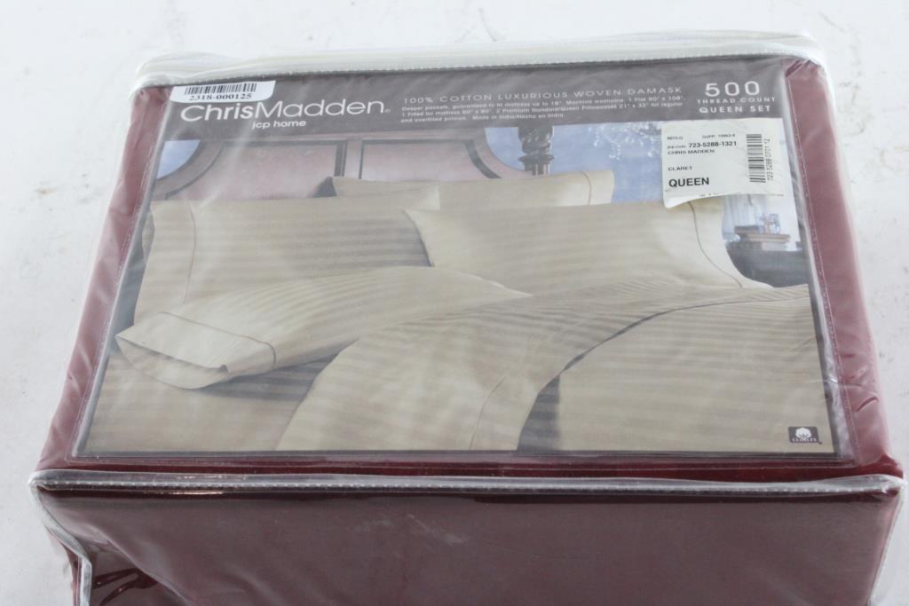 Chris Madden Queen Size Sheet Set | Property Room
