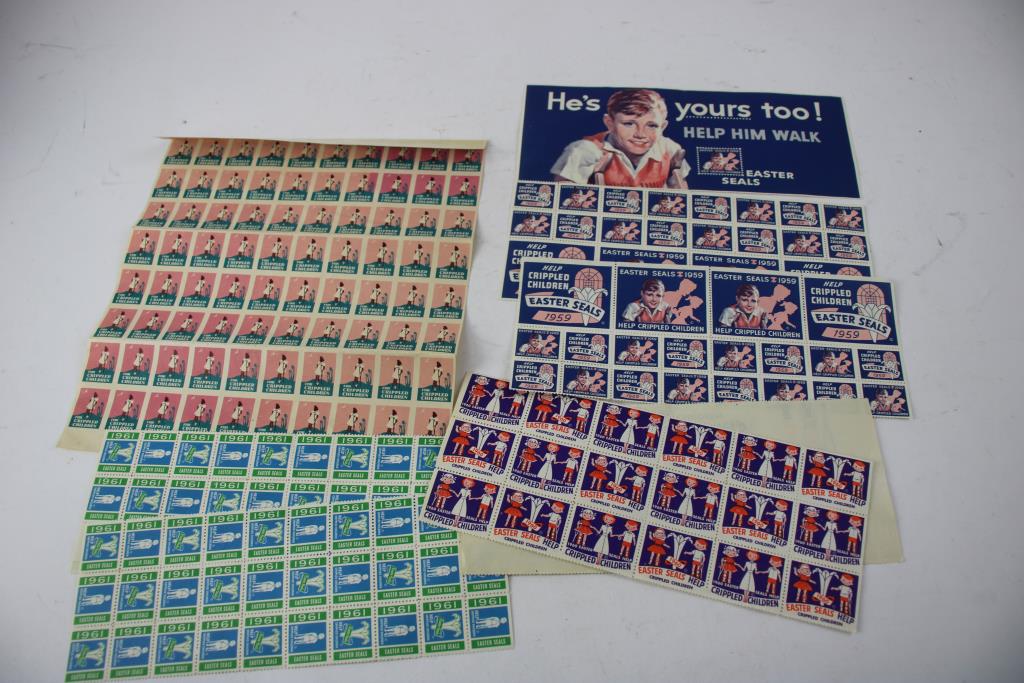 Vintage Christmas Stamp Cards | Property Room