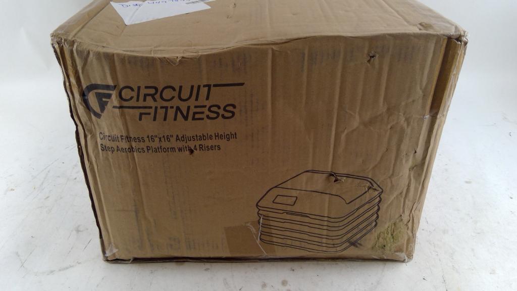 Circut Fitness Adjustable Step Aerobics Platform With Risers | Property ...