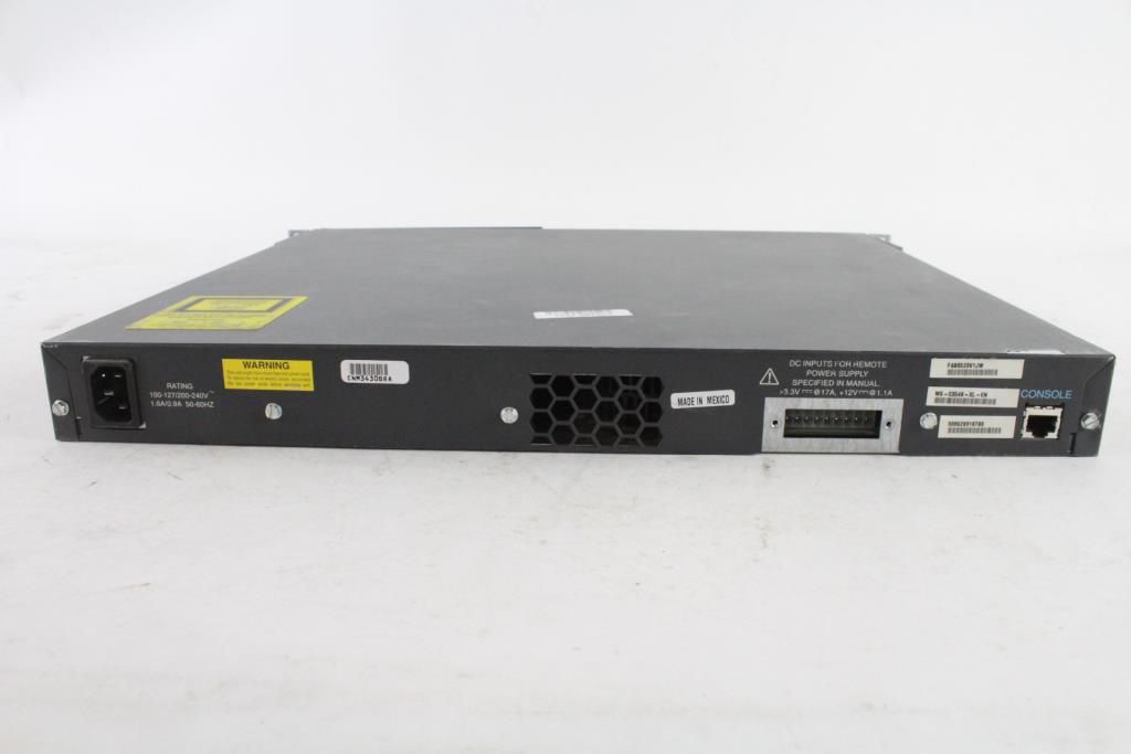 Cisco Catalyst Enterprised Edition 48 Port Rack Mountable Switch ...