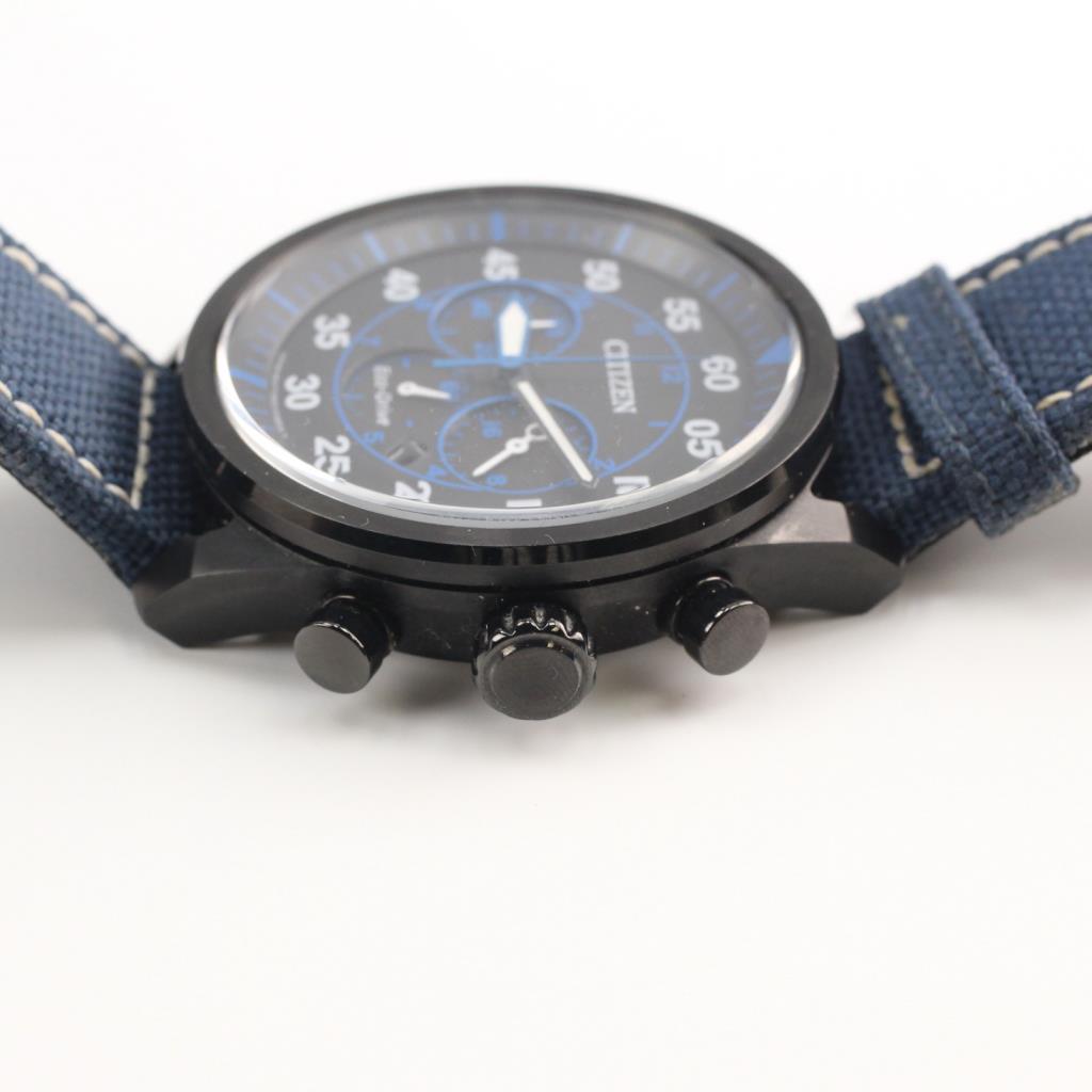 Citizen Eco Drive Solar Black Chrono Watch | Property Room