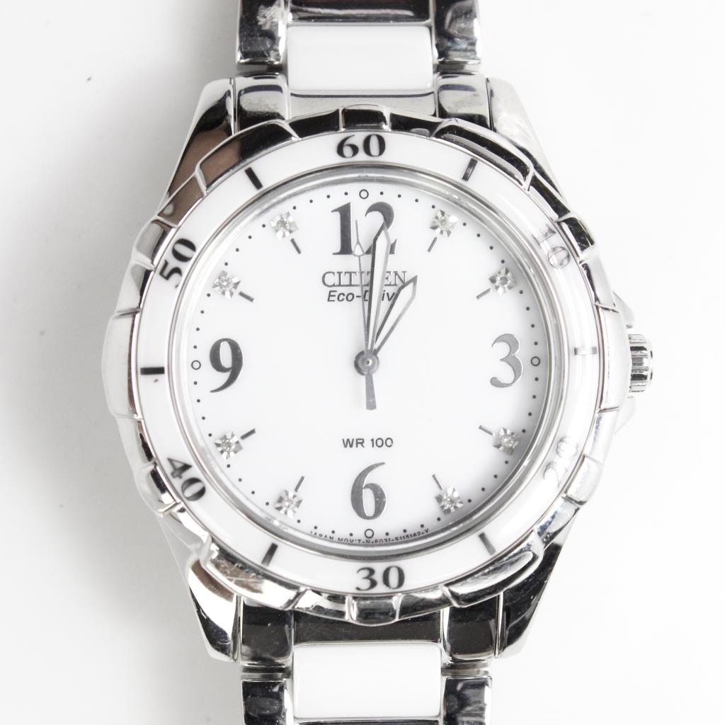 Citizen Eco-Drive Watch with Ceramic Band | Property Room