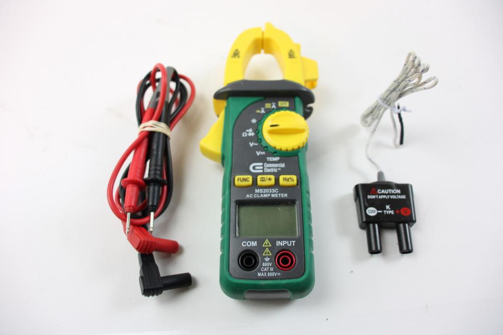 Clamp Meter And In Wall Rated BNC Cables, 3 Pieces | Property Room