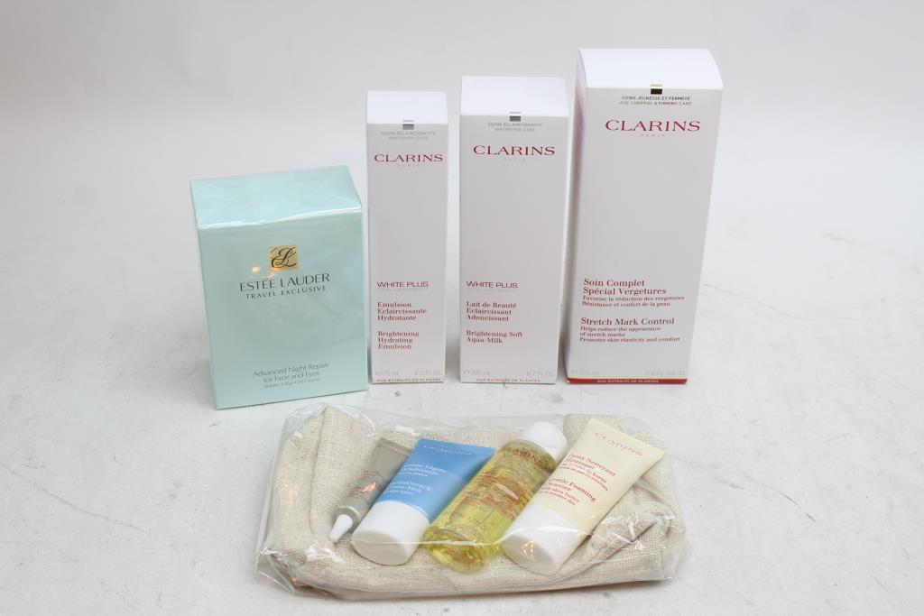 Clarins Whitening Care, Stretch Mark Control, Estee Lauder Night Repair ...