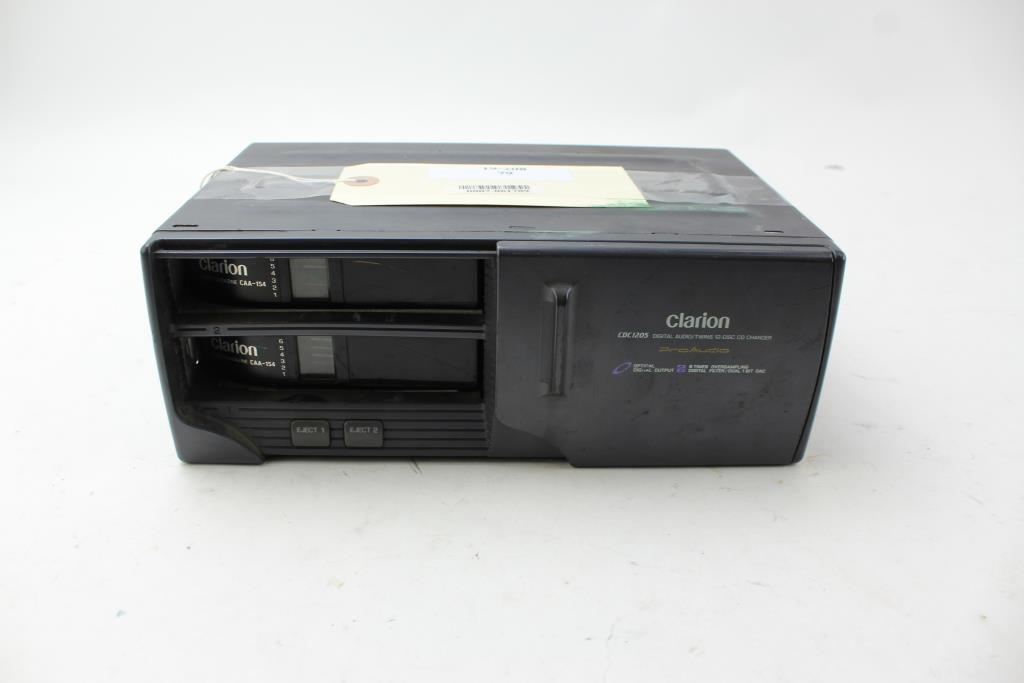 Clarion Digital Audio/twin 6-12 Disc Cd Changer | Property Room