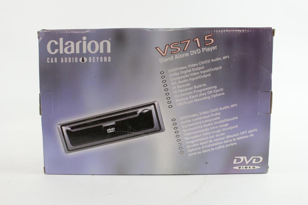 Clarion VS715 Standalone DVD/CD Player | Property Room