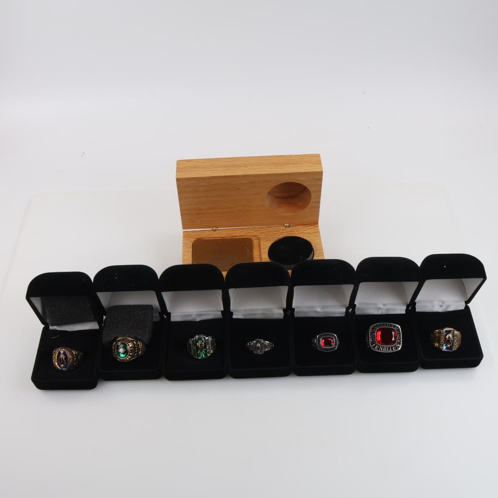 Class Rings With Boxes, 6+ Pieces | Property Room