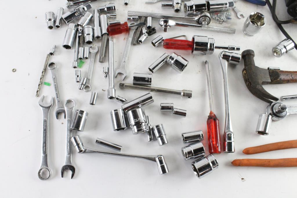 Claw Hammer, Socket Wrench, And More, 10+ Pieces | Property Room