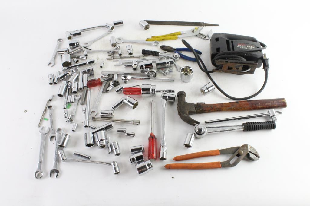 Claw Hammer, Socket Wrench, And More, 10+ Pieces | Property Room