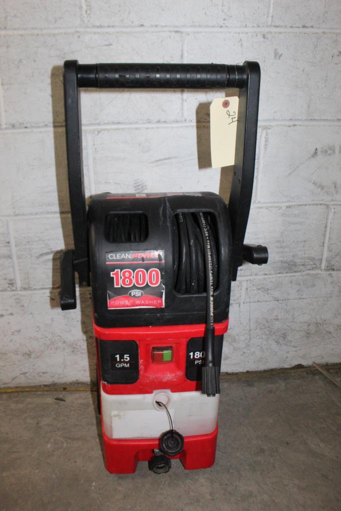CleanForce Electric Pressure Washer | Property Room