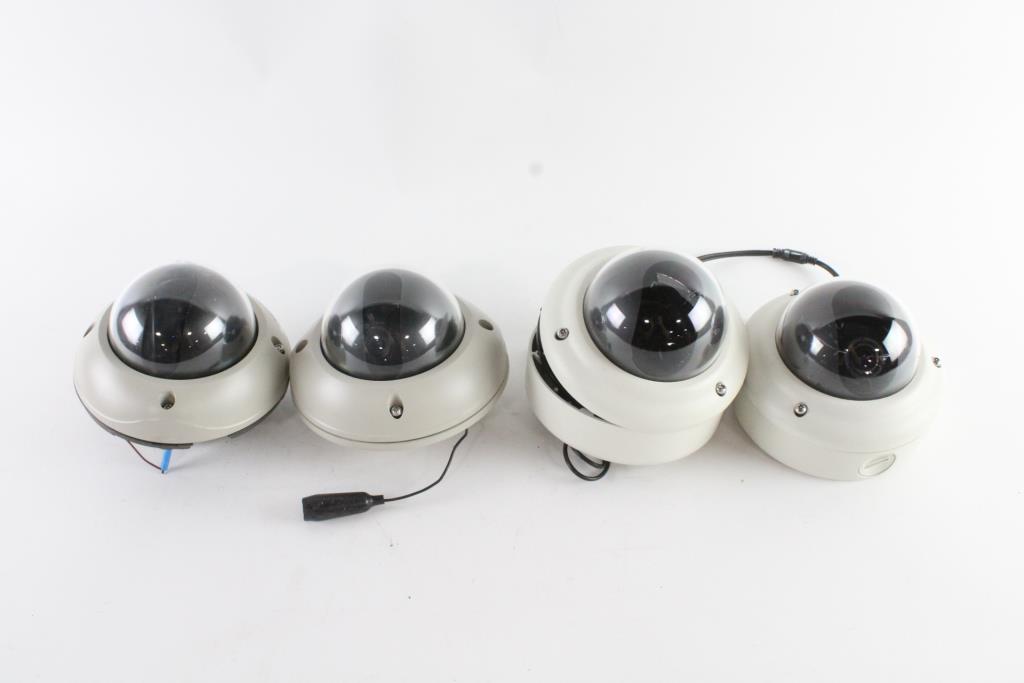 Clinton Electronics Dome Security Camera And More, 4 Pieces | Property Room