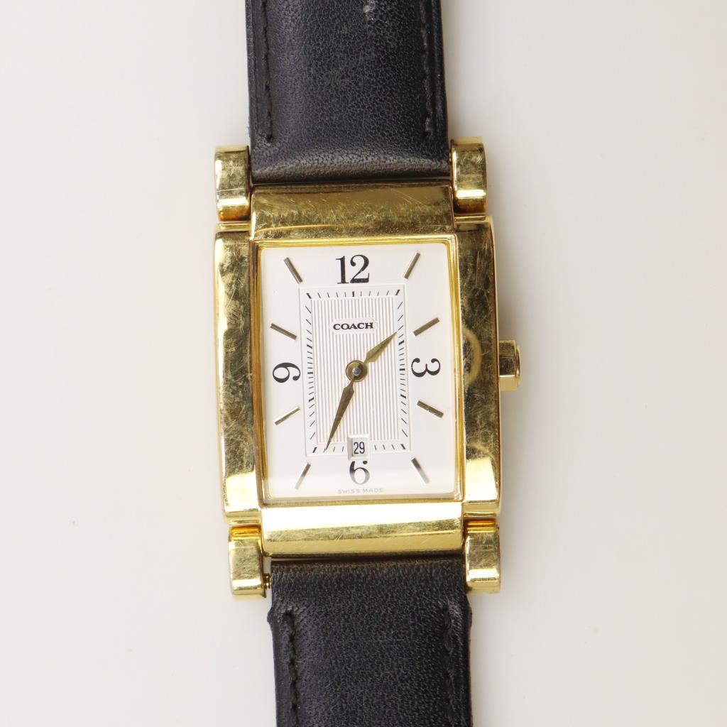 Coach 18kt gold plated dress Watch | Property Room
