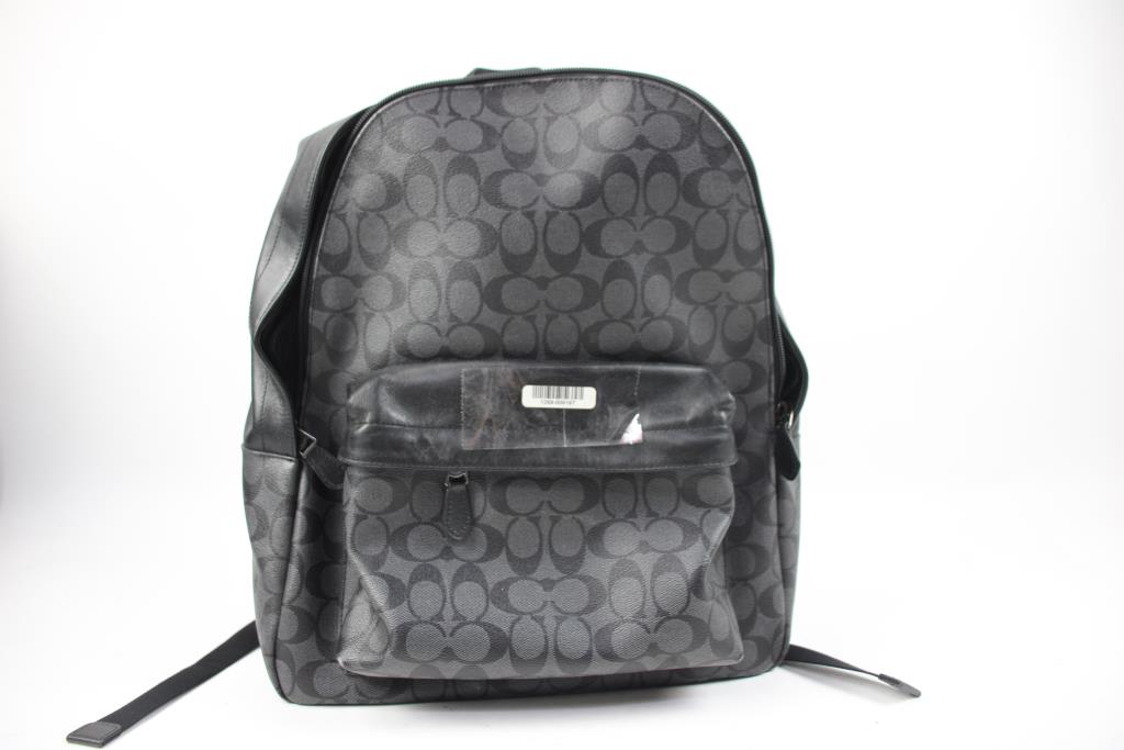 Coach Charles Signature Canvas Backpack | Property Room