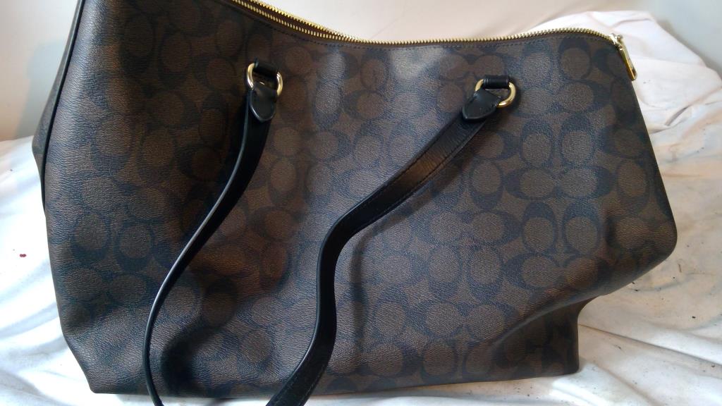 Coach Handbag E2266-F79609, Brown/Black | Property Room