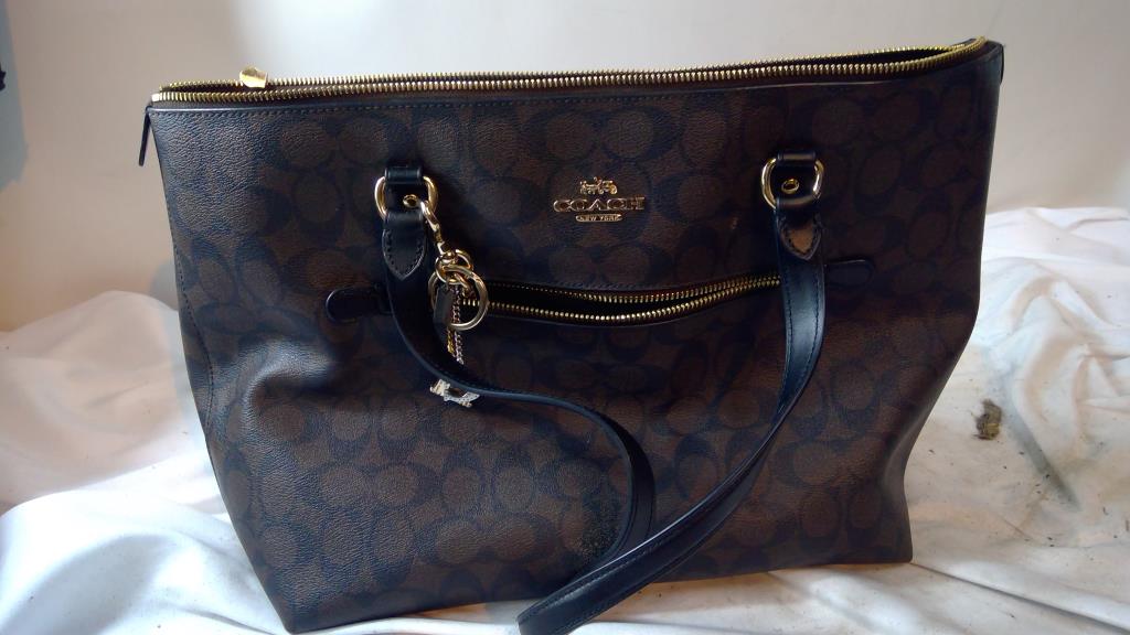 Coach Handbag E2266-F79609, Brown/Black | Property Room