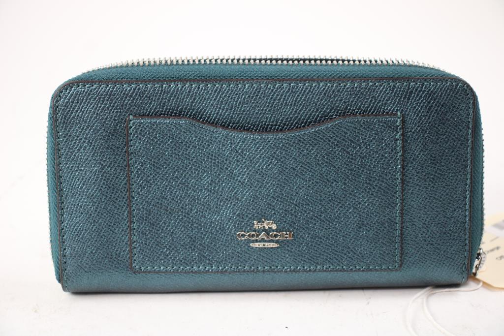 Coach Metallic Long Zipper Wallet | Property Room