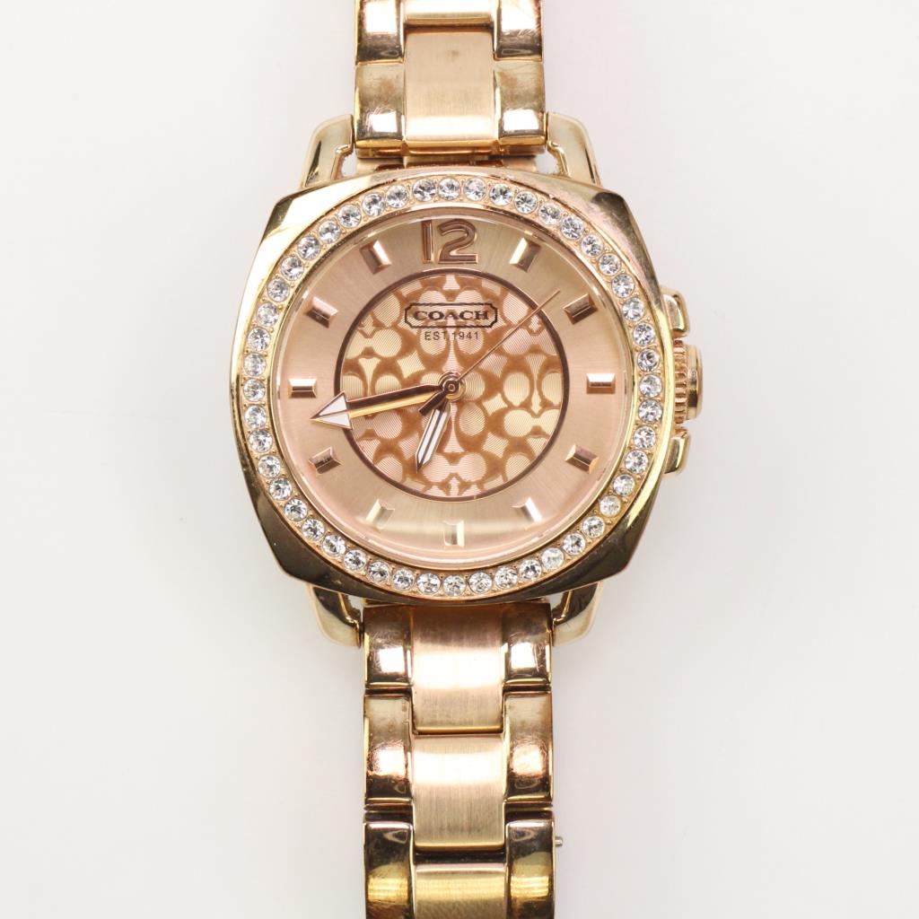 Coach 'Mini Boyfriend' Rose Tone Watch | Property Room
