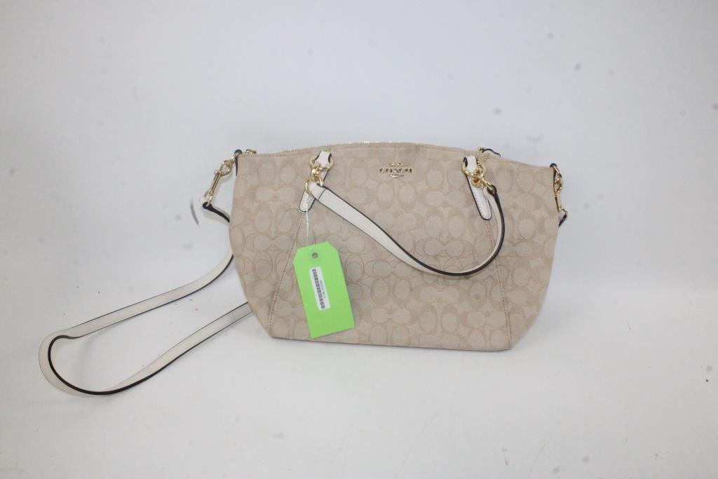 Coach Mini Kelsey Outline Signature Satchel Crossbody Bag | Property Room