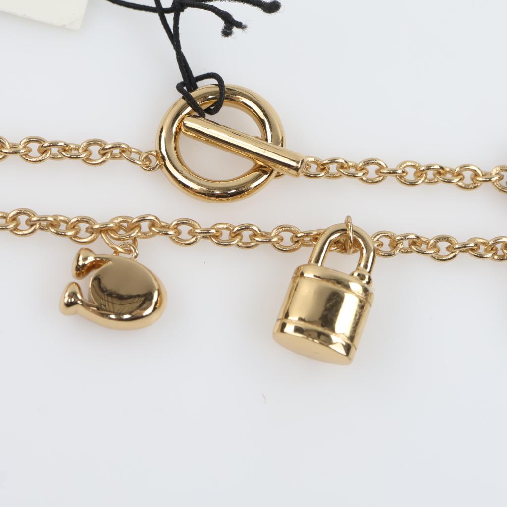 Coach Signature Padlock And Key Charm Bracelet | Property Room
