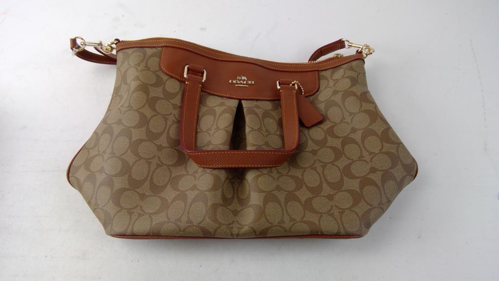 Coach Signature Pleat Tote Bag, F34614 | Property Room