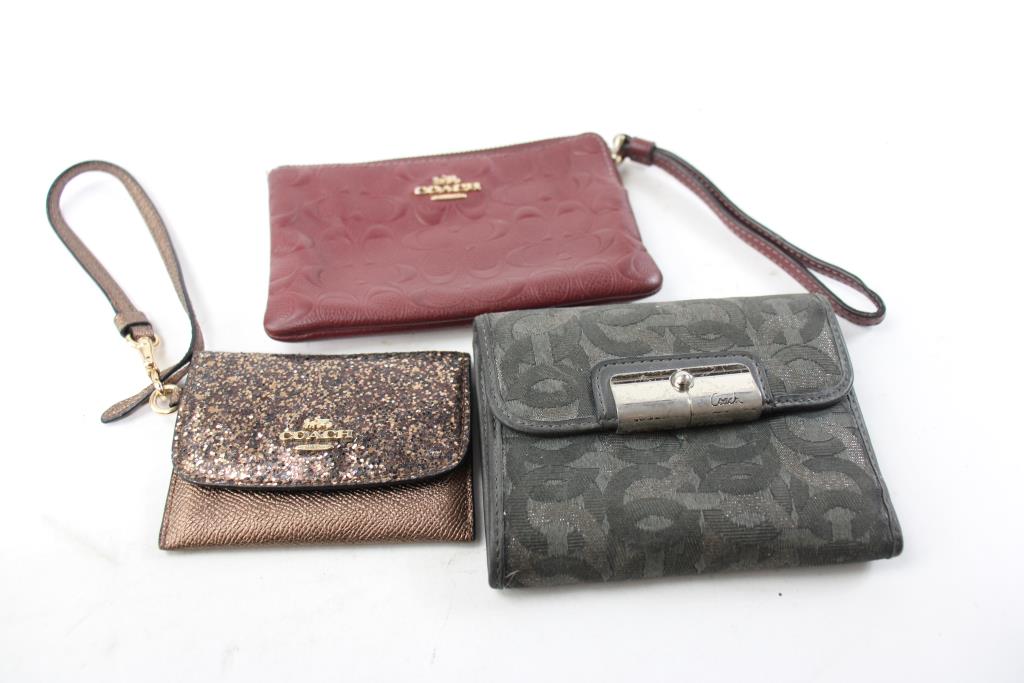 Coach Wallets, And Coin Purse, 3 Pieces | Property Room