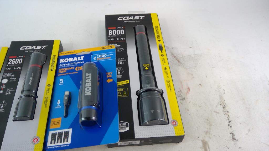 Coast Professional Series Flashlight And More 6 Pieces | Property Room
