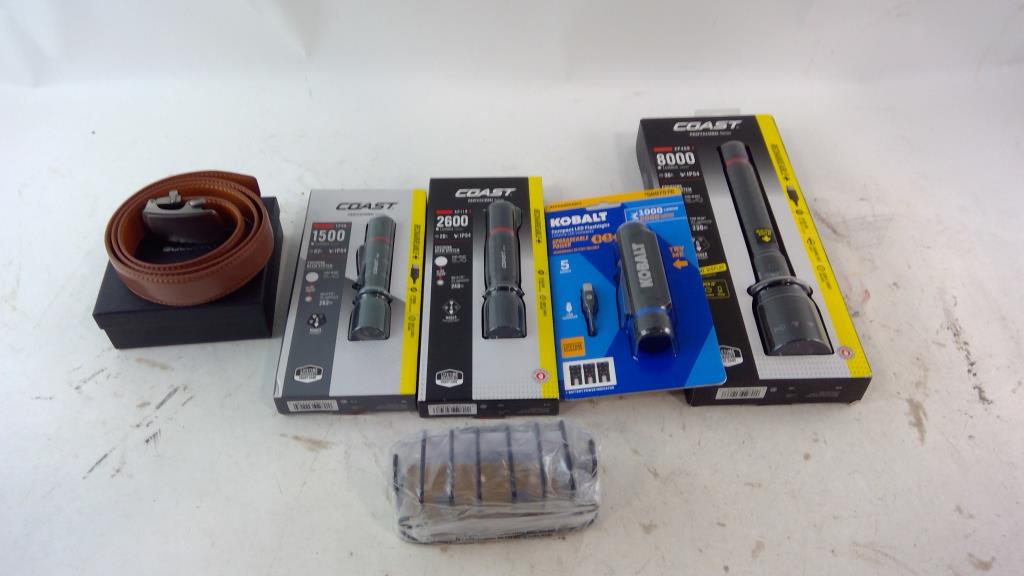 Coast Professional Series Flashlight And More 6 Pieces | Property Room