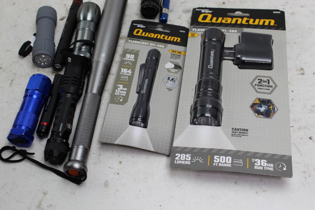 Coast, Quantum, Eveready+ Moe Assorted Flashlights, 11 Pieces ...