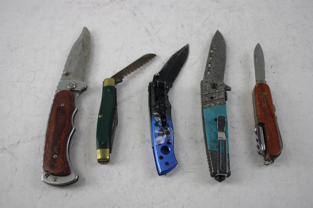 Coast Switch Knife, Smith & Wesson Extremeops Switch Knife, And More, 5 ...