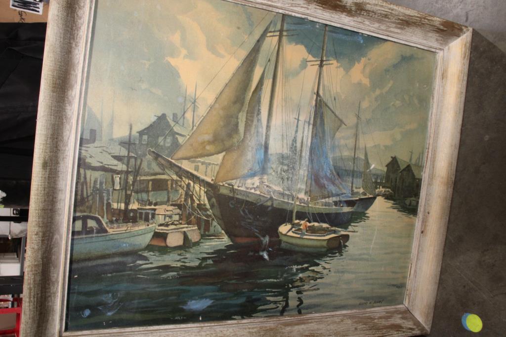 'Coastal' By Early 20th Century Artist Lloyd R. Jones (b.1890 D.1934 ...