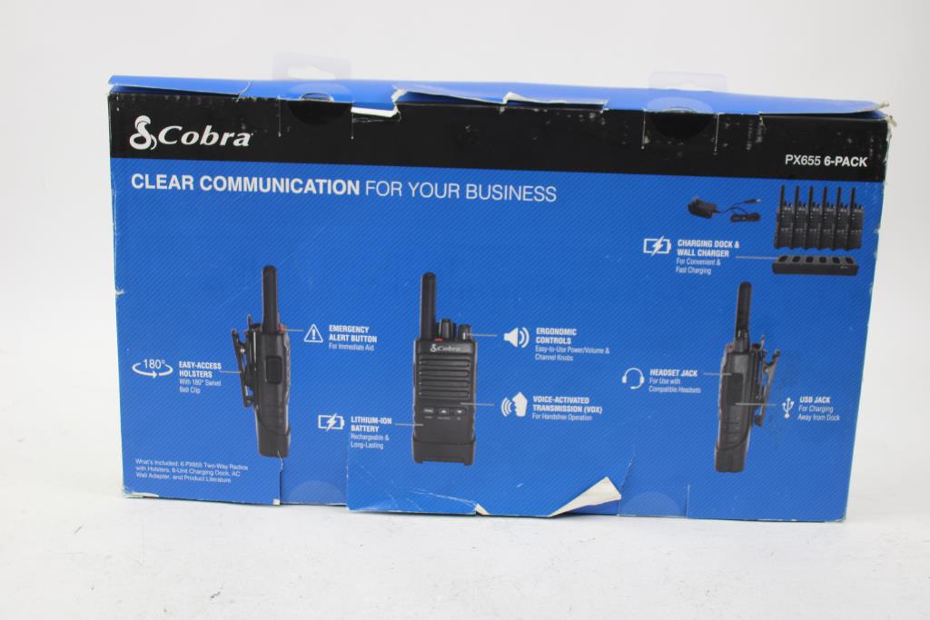 Cobra 6-Pack Pro Business Radios | Property Room