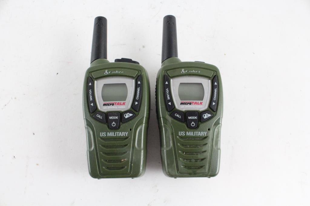 Cobra Military FRS Two-Way Radios, 2 Pieces | Property Room