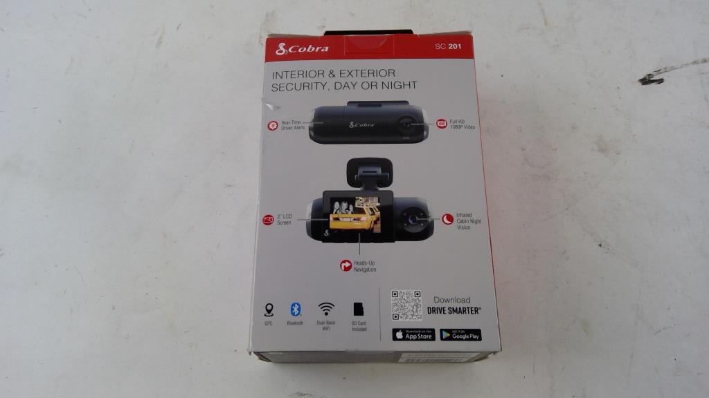 Cobra Sc 201 Dual View Smart Dash Cam | Property Room