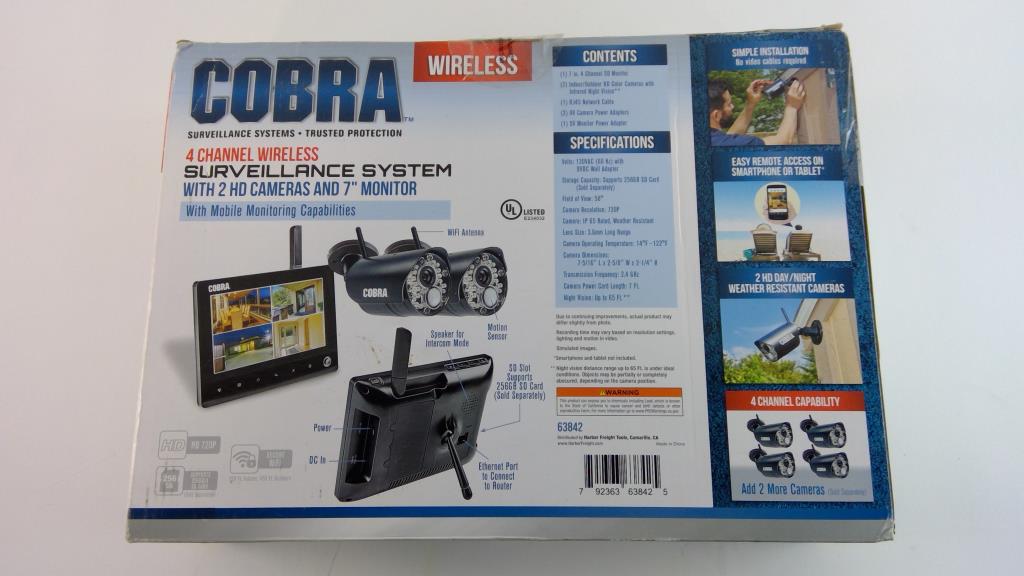 Cobra Wireless Surveillance System | Property Room