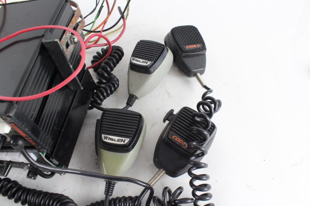 Code 3 And Whelen Sirens, 4 Pieces | Property Room