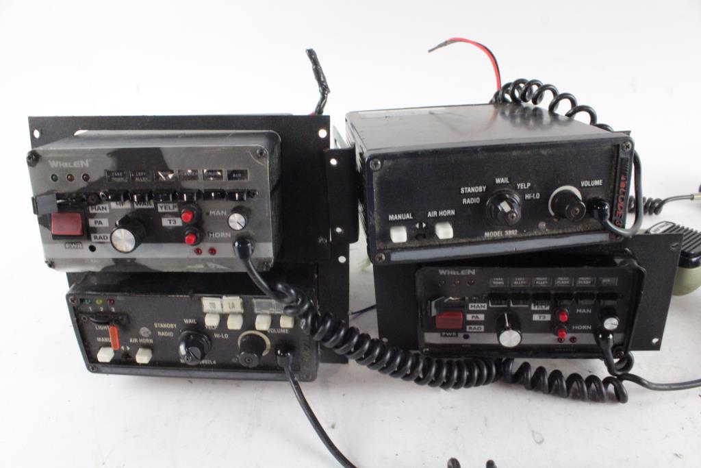 Code 3 And Whelen Sirens, 4 Pieces | Property Room