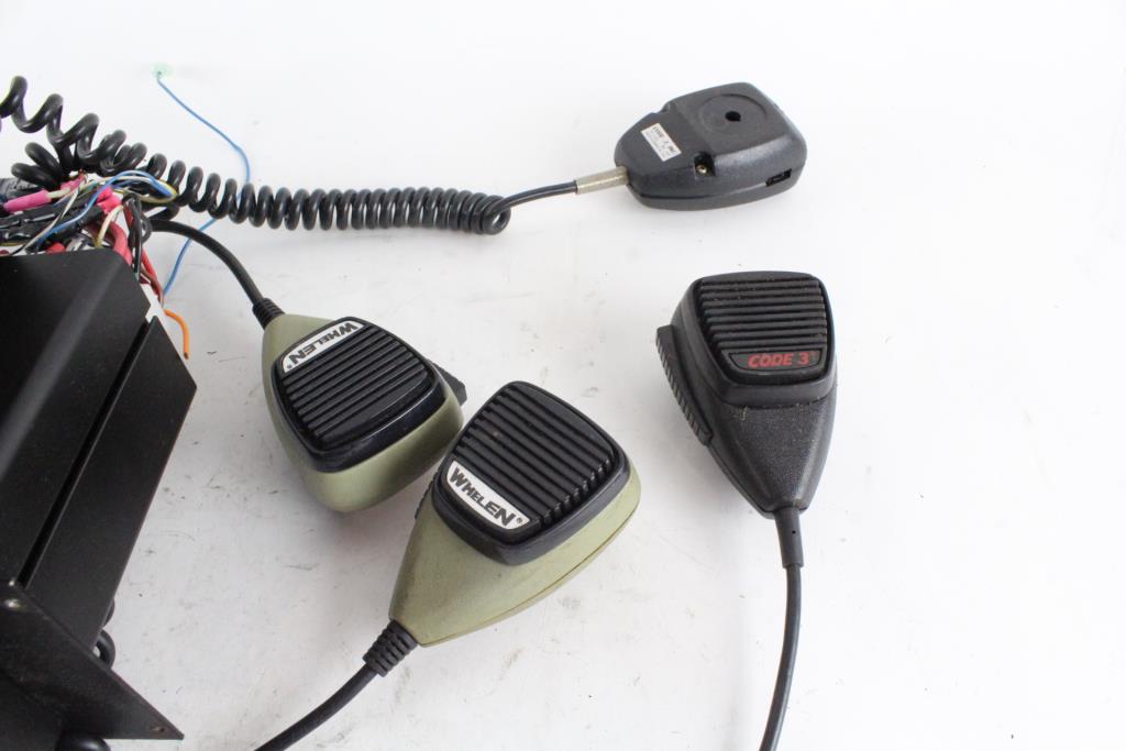 Code 3 And Whelen Sirens, 4 Pieces | Property Room