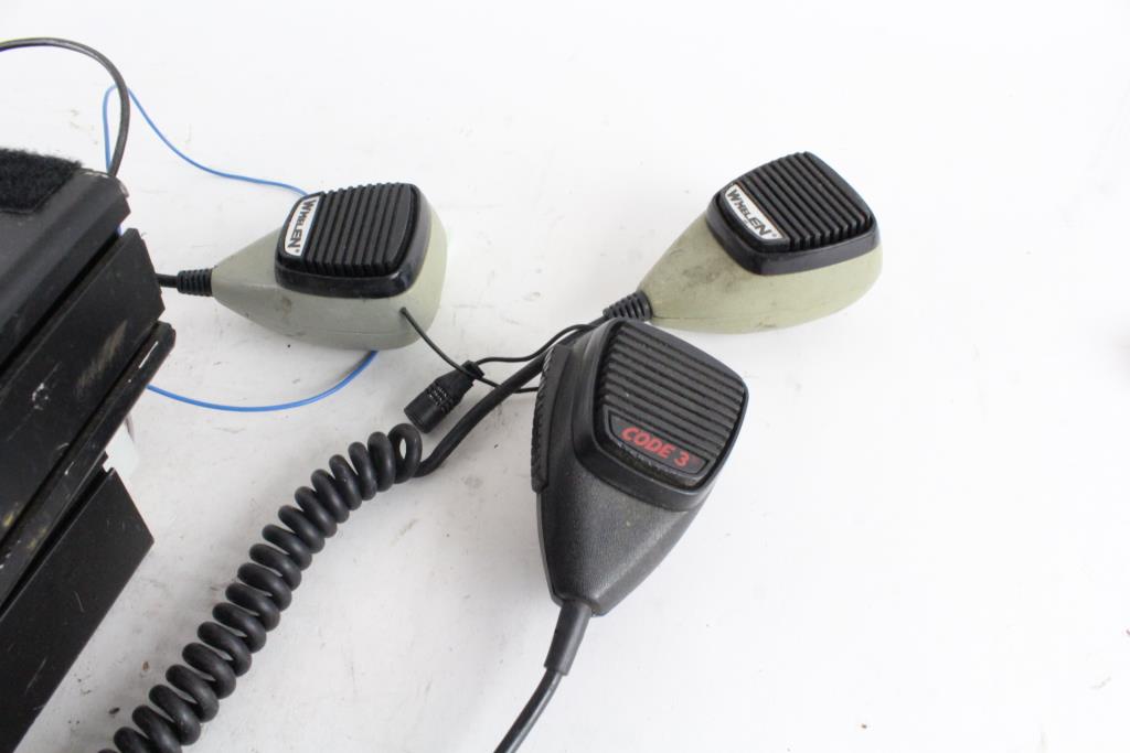 Code 3 And Whelen Sirens, 4 Pieces | Property Room