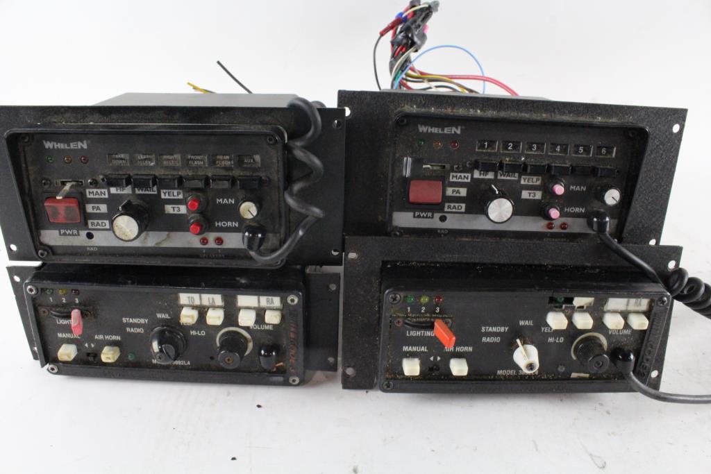 Code 3 And Whelen Sirens, 4 Pieces | Property Room