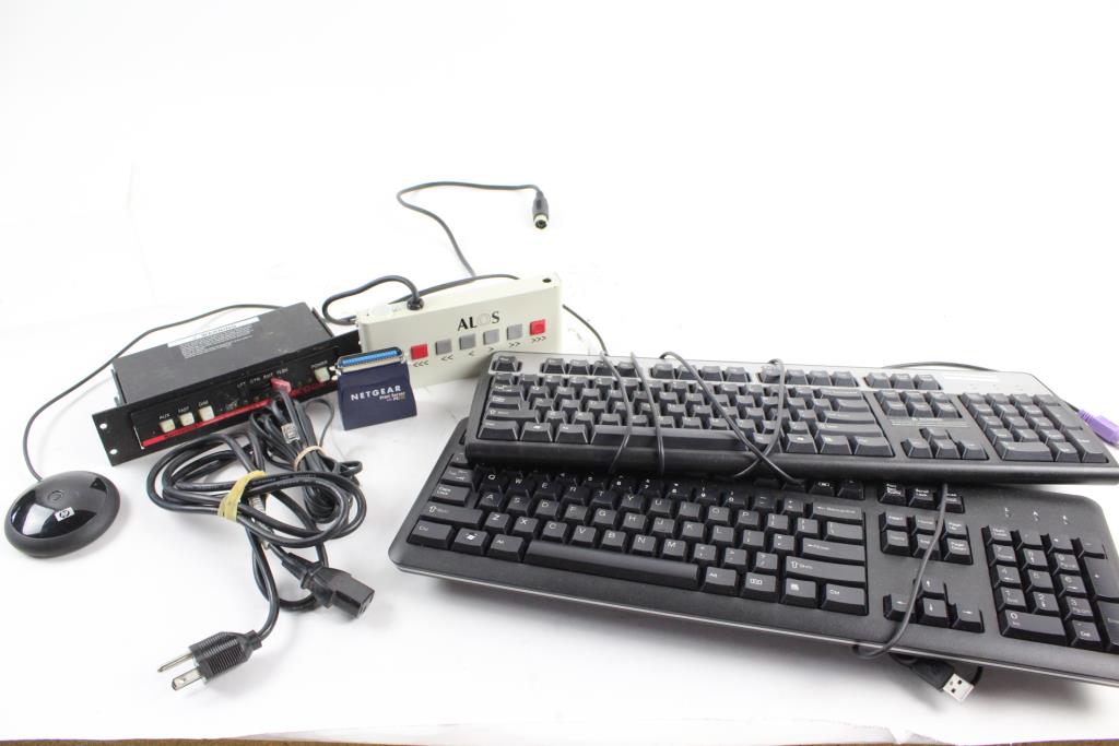 Code 3 Narrowstik Control Box, Keyboards, Cables, And More, 15+ Pieces ...