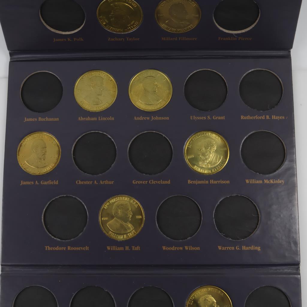 Coin History Of The US Presidents Booklet; 10+ Pieces | Property Room