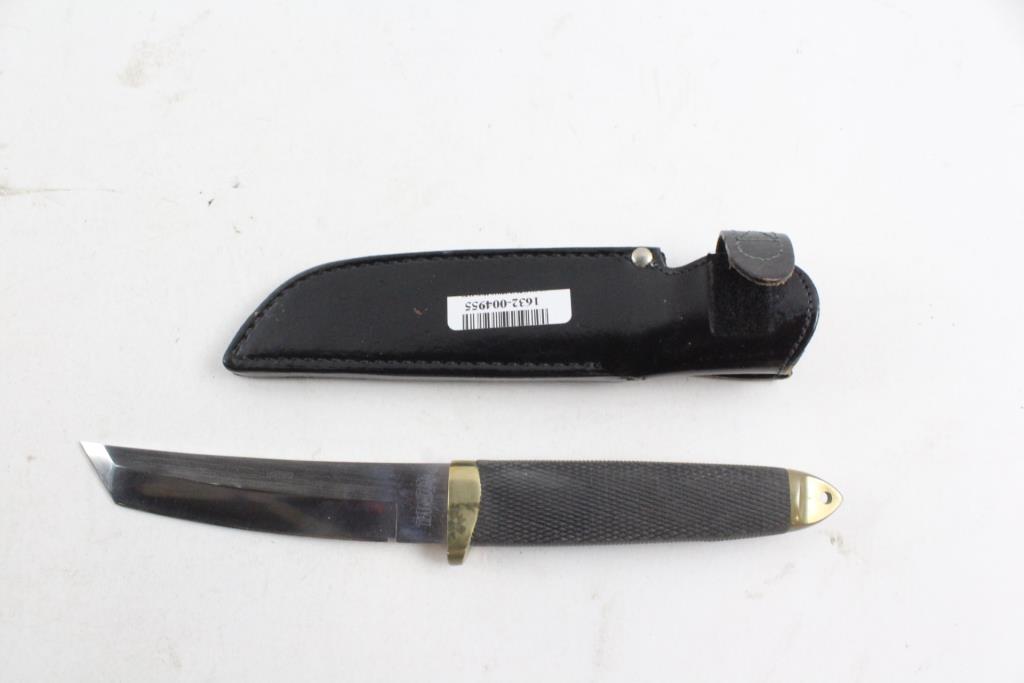 Cold Steel Fixed Blade Tanto Knife With Sheath | Property Room