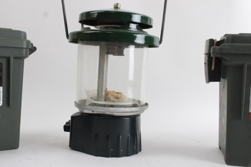Coleman Gaslamp, Plano Field Box [2] + 3 More Items | Property Room
