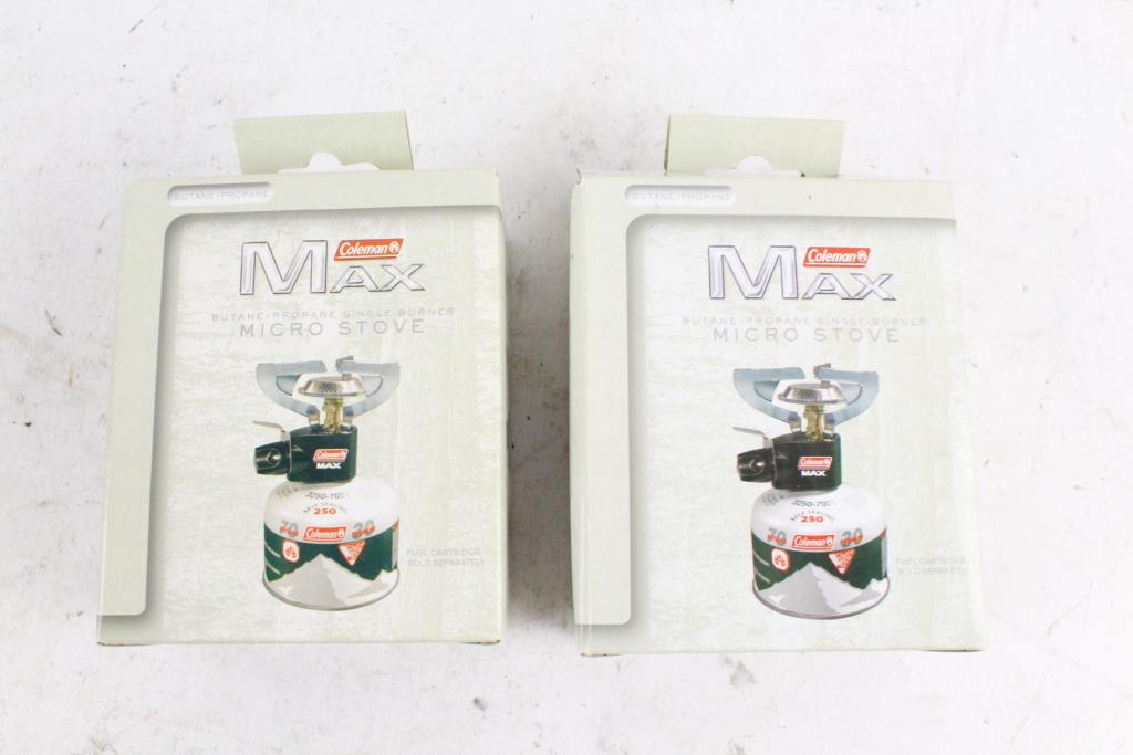 Coleman Max Butane/Propane Single-Burner Micro Stoves, 2 Pieces ...
