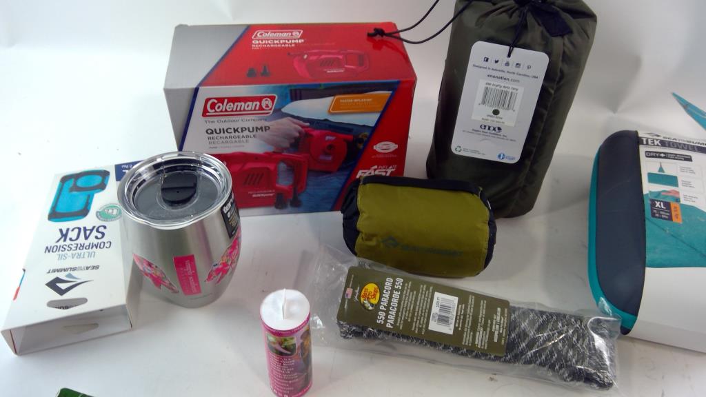 Coleman Quickpump And More, 5+ Pieces | Property Room